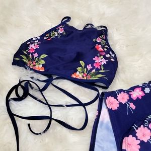 Hazel Moon | Swim | New 2pc Swimsuit High Waist Full Coverage Bottom ...